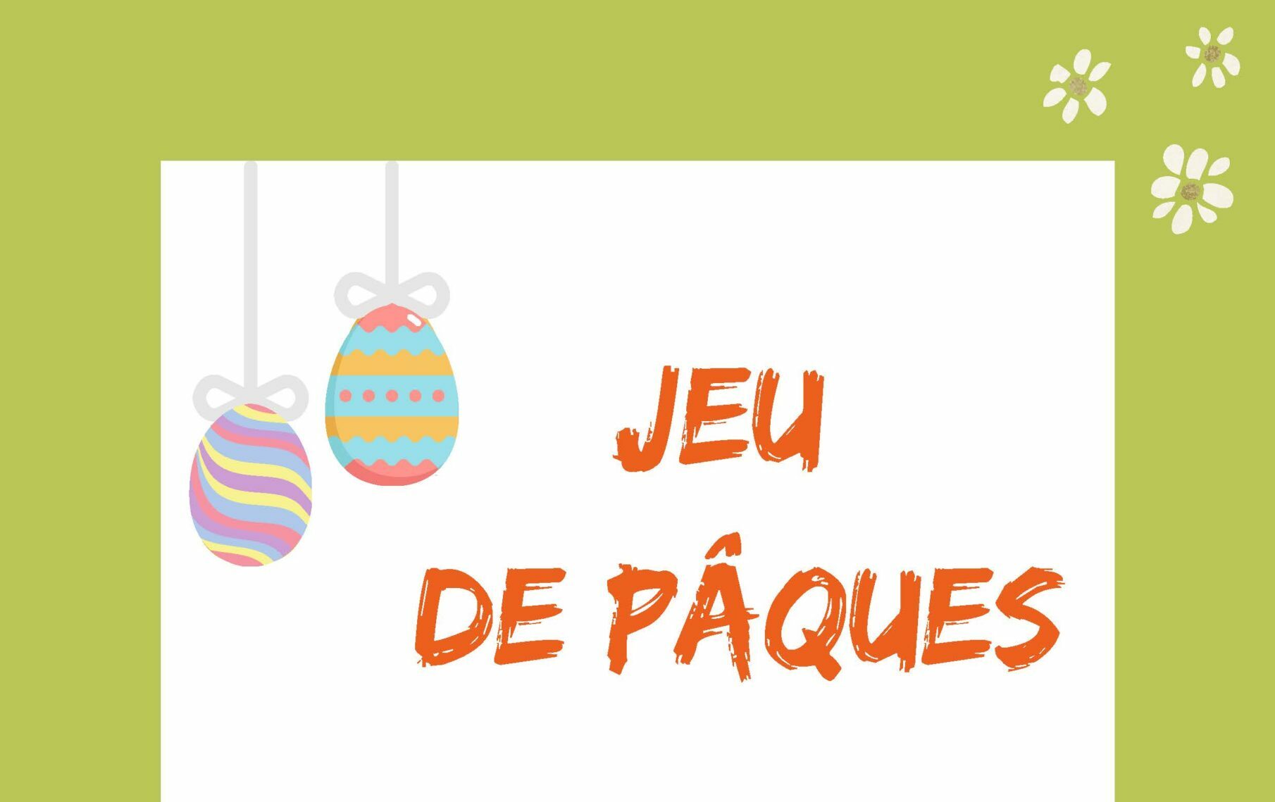 Grand jeu de Pâques ! Jeu-concours dans vos 4 magasins Biocoop Pays ...